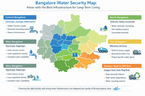 Bangalore Water Security Map: Areas with the Best Infrastructure for ...